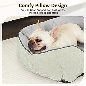 FURTIME Dog Beds for Medium Dogs, Medium Dog Bed 20''x16'' Soft and Comfy Washable Dog Bed, Warming Dog Beds & Furniture Calming Dog Bed Breathable Pet Bed Deluxe Dog Beds with Non-Slip Bottom