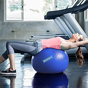 HBselect Exercise Ball Chair &Anti-Slip Stability Base & Resistance Bands, Extra Thick Anti Burst Swiss Gym Ball for Yoga, Pilates, Birthing Pregnancy