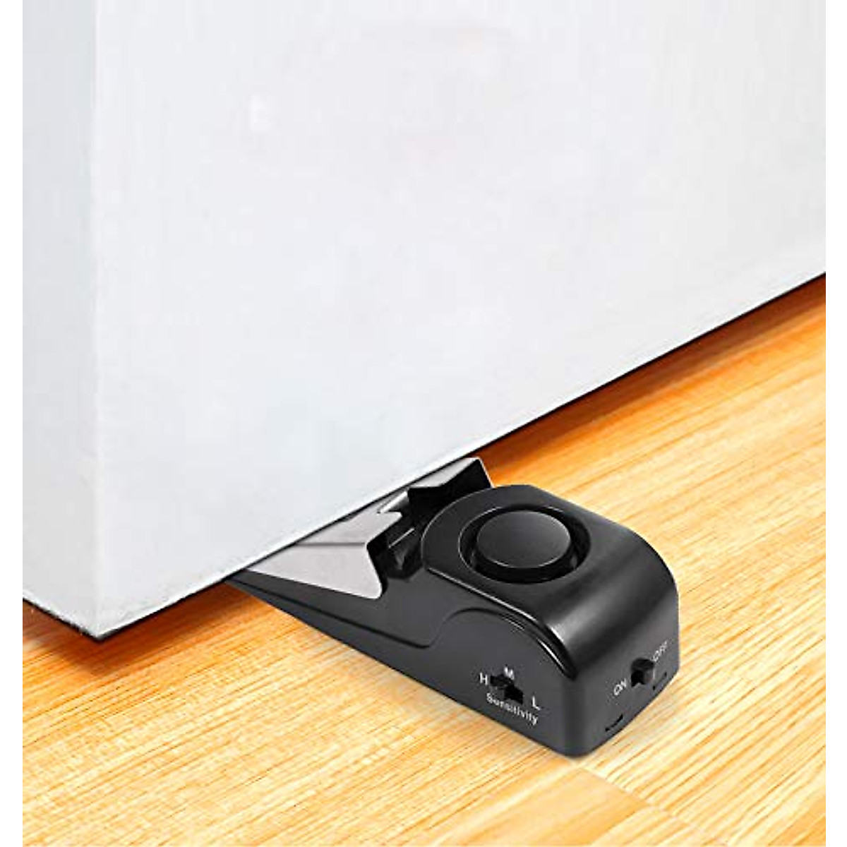 TOWODE Upgraded Door Stop Alarm 3-Pack, Door Stoppers Security Alarm with 120 dB - Great Gift for Traveling Hotel Home Apartment Door Stopper Security Tools