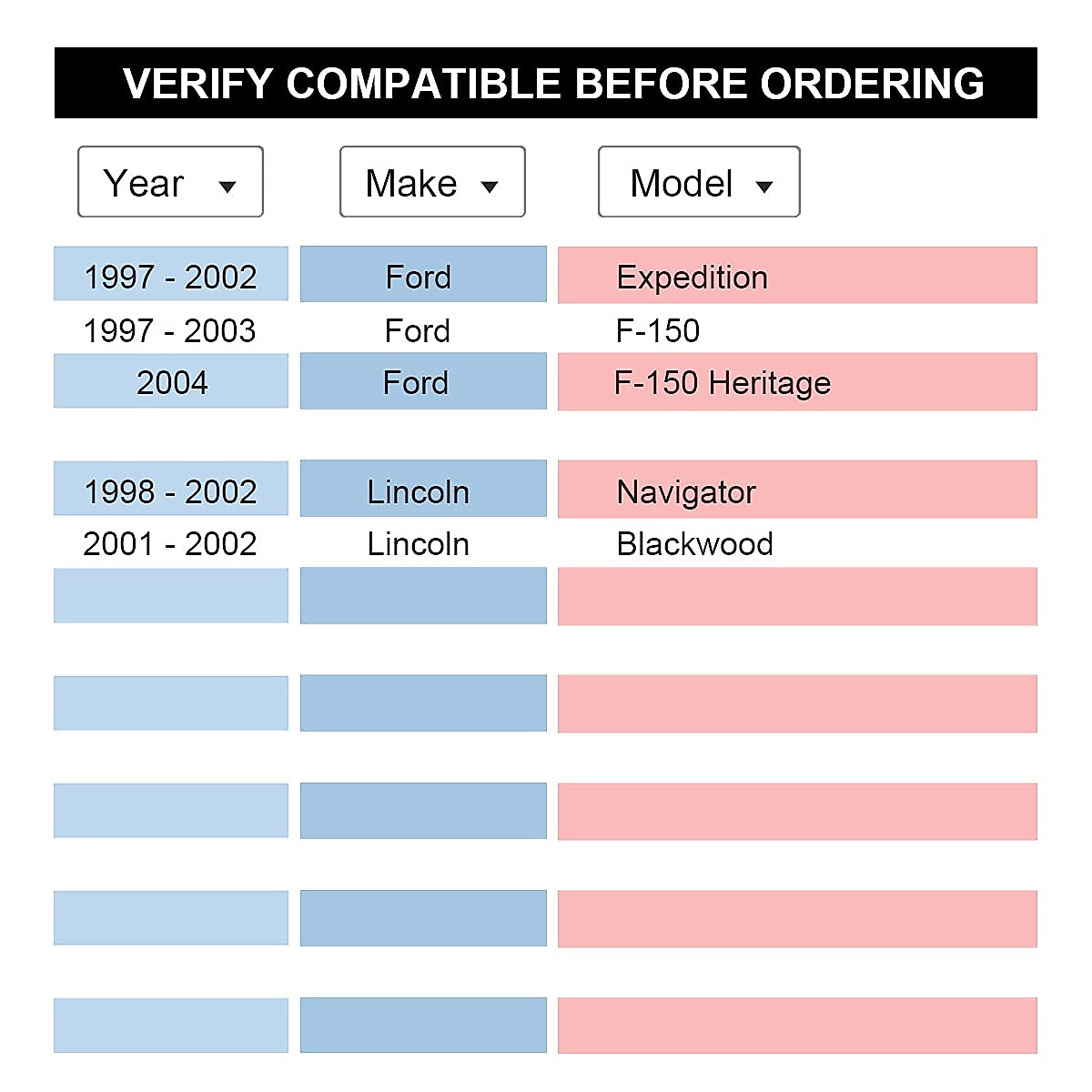 VLAOSCHI Black Forged 5x135 Hubcentric Wheel Spacers 2 Inch with 14x2 Studs Compatible with Ford Lin-coln 5 Lug for 1997-2003 F150 | 1997-2002 Expedition | 1998-2002 Navigator - Pack of 4