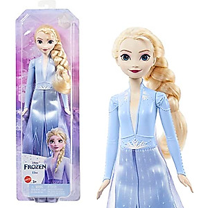 Mattel Disney Frozen Toys, Elsa Fashion Doll & Accessory with Signature Look, Inspired by Disney Frozen 2