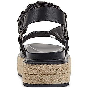 Karl Lagerfeld Paris Women's Palma Fashion Teva Sandal, Black, 9.5