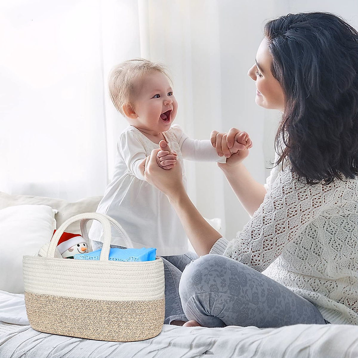 Rocinha 100 Pack Disposable Changing Pads Baby Disposable Underpads Waterproof Diaper Changing Pad Breathable Underpads Bed Table Protector Mat, 17 Inches x 13 Inches