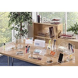 OSCO Clear Acrylic Very Small Bookends, ABE-2