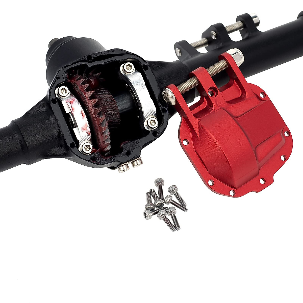 DKKY SCX10 Axles Front and Rear Axle Set, RC Crawler Axles for 1/10 RC Crawler Axial SCX10 & SCX10 II 90046 90047 D90 D110 RC Upgrades Accessories Part