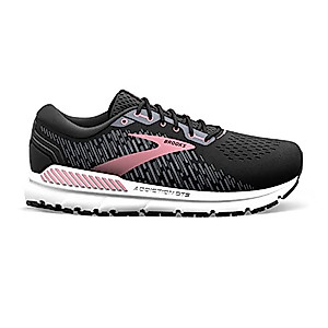 Brooks Women's Addiction GTS 15 Supportive Running Shoe - Black/Ebony/Mauvewood - 5.5 Medium