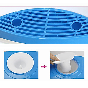 HuaShuani Top Loading Water Dispenser, Compact Mini Water Dispenser，Desktop Electric Hot Cold Water Dispenser for Home Office,5 Gallon 304 Food Grade Liner,PP Fuselage,46°F-194°F