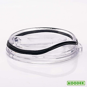 3 Pack Replacement Rubber Gasket Seal Ring for 20 oz Insulated Stainless Steel Tumbler Lids fit for Yeti, Ozark, Beast, KOODEE, SUNWILL, Umite Chef, BPA Free (3 Pack)