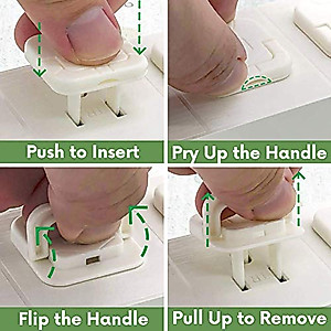 Outlet Covers Baby Proofing Socket Protectors Child Safety Plug Caps Difficult for Toddler to Remove Electric Shock Guard for US 3-Prong White 40 Pack