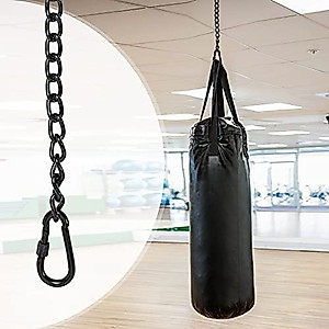 Velomill Hanging Chair Chain, Punching Bag Chain with Two Carabiners 2 Pack