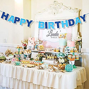 Happy Birthday Bunting Garland Banner Pennant Flags Party Home Hanging Decor