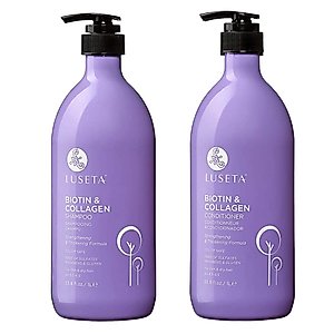 Biotin & Collagen Shampoo Conditioner Set,Thicking Shampoo for Hair Loss & Fast Hair Growth, Sulfate & Paraben Free, Keratin & Color Safe, 2x33.08oz