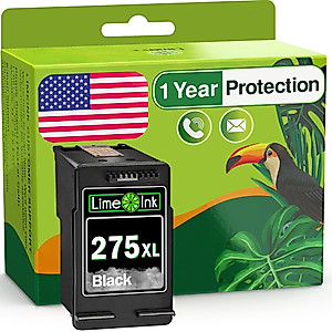 Limeink Remanufactured Ink Cartridge Replacement for Canon 275 Ink Cartridge 275xl for Canon PG-275 Black Ink Cartridge for Canon 275xl Black Ink Cartridge for Canon 275 XL Black Ink Cartridge