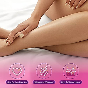 Hair Off Hair Remover Mitten - All-Natural, Painless & Chemical Free - Full Body Hair Removal - Slows & Lessens Regrowth - Exfoliates Skin (3 Mittens Per Box)