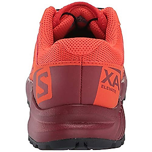 Salomon Kids' XA Elevate J Trail Running Shoes, CHERRY TOMATO/Red Dahlia/Black, 13K