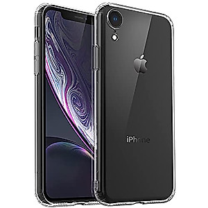 Migeec for iPhone XR Case Clear Soft Transparent Shockproof Protective Slim Thin Bumper Phone Cover for iPhone XR, 6.1 inch