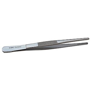 Mars Professional Stainless Steel Anatomical Thumb Tweezers, 5" Length