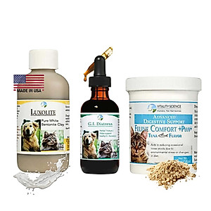 Vitality Science TRDV Protocol for Cats | 3 Part Holistic Treatment | Cat Probiotics for Diarrhea & Digestive Support | Cat Supplements for Cat Immune Support | Anti Diarrhea for Cats (Tuna, Small)