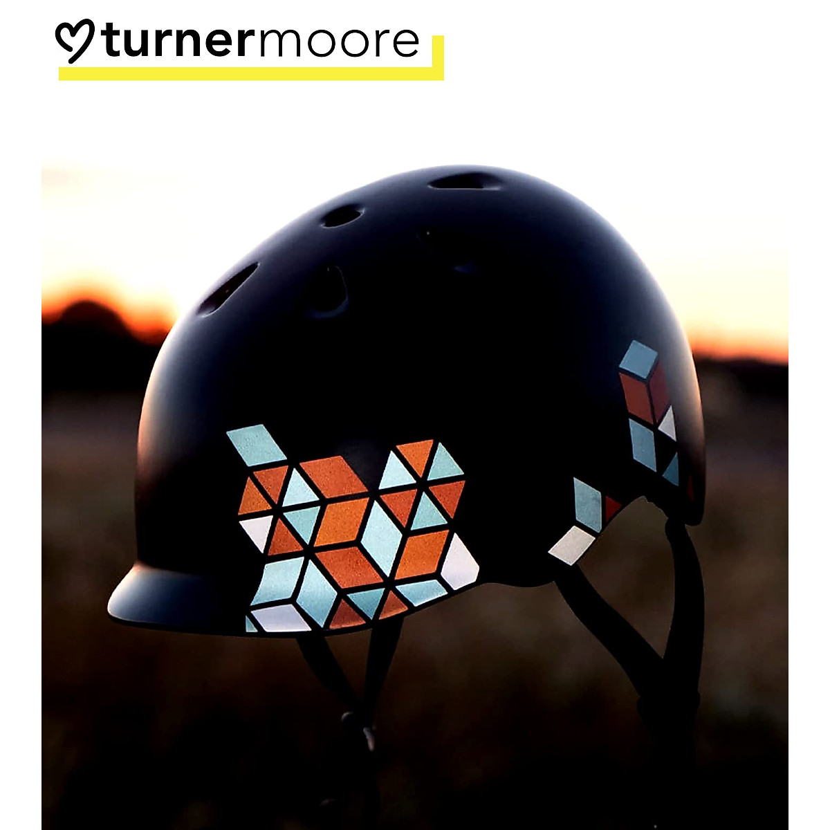 Turner Moore Edition Reflective White Vinyl for Cricut, 12" x 4 FT Roll, Reflective Permanent Vinyl for Crafts, Decals, Bikes, Motorcycles, Helmets, Mailbox, Reflective Tape (4 FEET, Silver White)