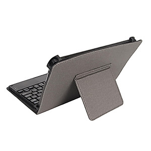 GLOGLOW 10.1 Inch Tablet, 100-240V FHD Screen 7000mAh 2 in 1 Tablet 4G Network 8G 256G 5.0 with Keyboard for Home (US Plug)