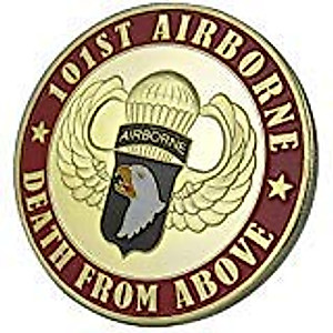 U.S. Army 101st Airborne "death from above" gp coin 1036#