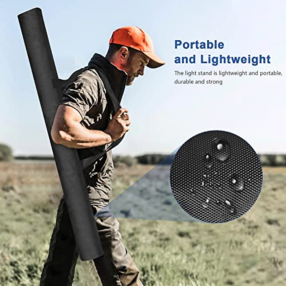 13ft Heavy Duty Light Stand Photography, Sdfghj Air Cushioned 13'/160inch/400cm Sky High Tripod Lighting Stand with Case for Gimbal Stabilizer Video Camera Sports Shooting Studio LED Ring Light Flash