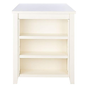 Safavieh Home Collection Aero White 36-inch Rectangle Storage Counter Dining Table DTB9218A