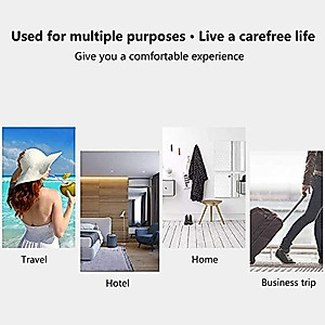 CHMHY 4 Pcs Portable Folding Travel Hangers,Outdoor Hangers, Travel Accessories Foldable Clothes Drying Rack for Travel,Folding Coat Hanger