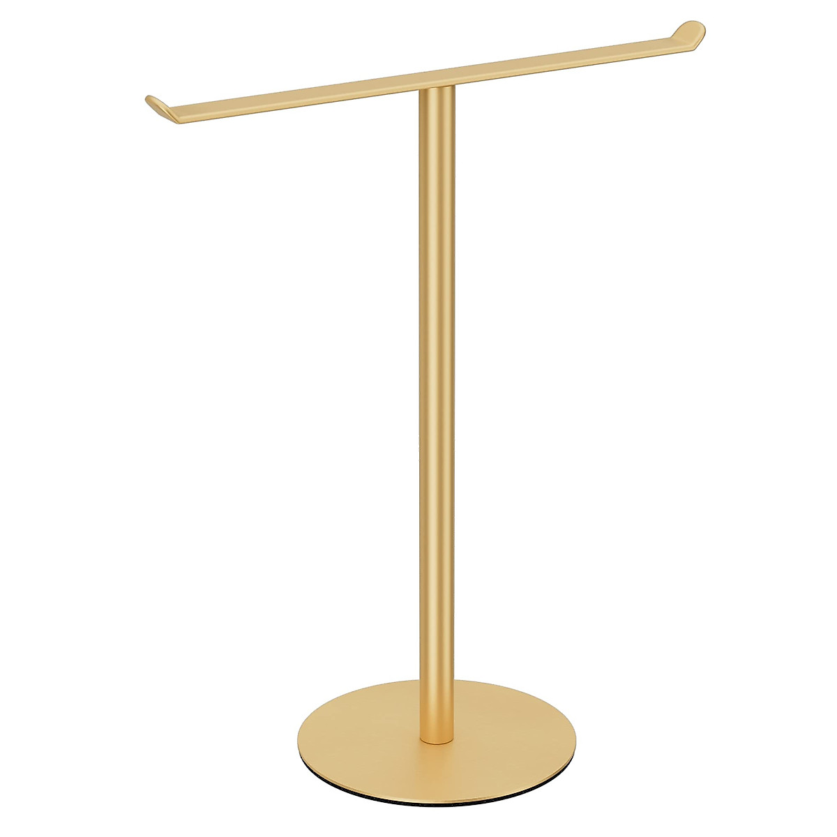 Gold Hand Towel Stand, T-Shape Hand Towel Holder for Bathroom, Display Fingertip Towel Holder Organizer and Bathroom Towel Racks,Kitchen Towel Rack