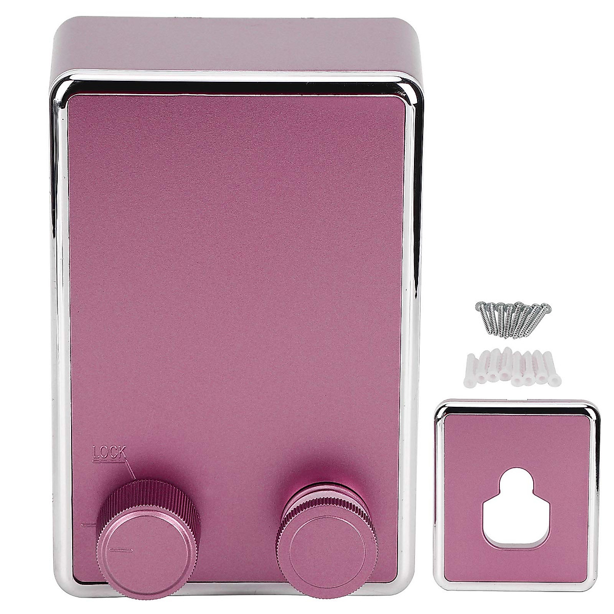 Ozgkee Retractable Clothesline Wall Mounted Stainless Steel Durable Indoor Balcony Drying Rack (Pink)