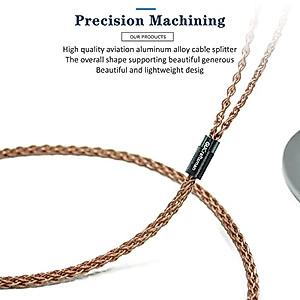 GUCraftsman 6N Single Crystal Copper Upgrade Headphone Cable 3.5mm/4.4mm/4Pin XLR Headphone Upgrade Cable for SENNHEISER HD700 (4Pin XLR Plug)