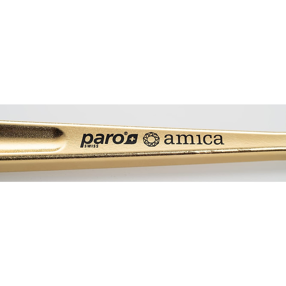 Paro Limited Edition 24K Gold Plated Amica Toothbrush - a Touch of Luxury!! The Perfect bristles Now with Style!