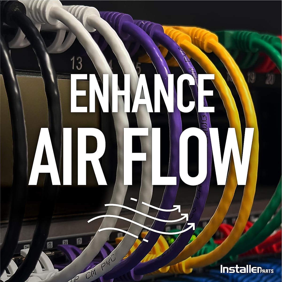 InstallerParts Ethernet Cable CAT6A Slim Cable UTP Booted 1 FT (10 Pack) - White - Professional Series - 10Gigabit/Sec Network/High Speed Internet Cable, 550MHZ, 28AWG