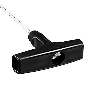 Recoil Starter Rope 10-Meter 3.0 mm Pull Cord with 3 Pieces Starter Handle for Lawn Mower Chainsaw Trimmer Edger Brush Cutter Engine Parts