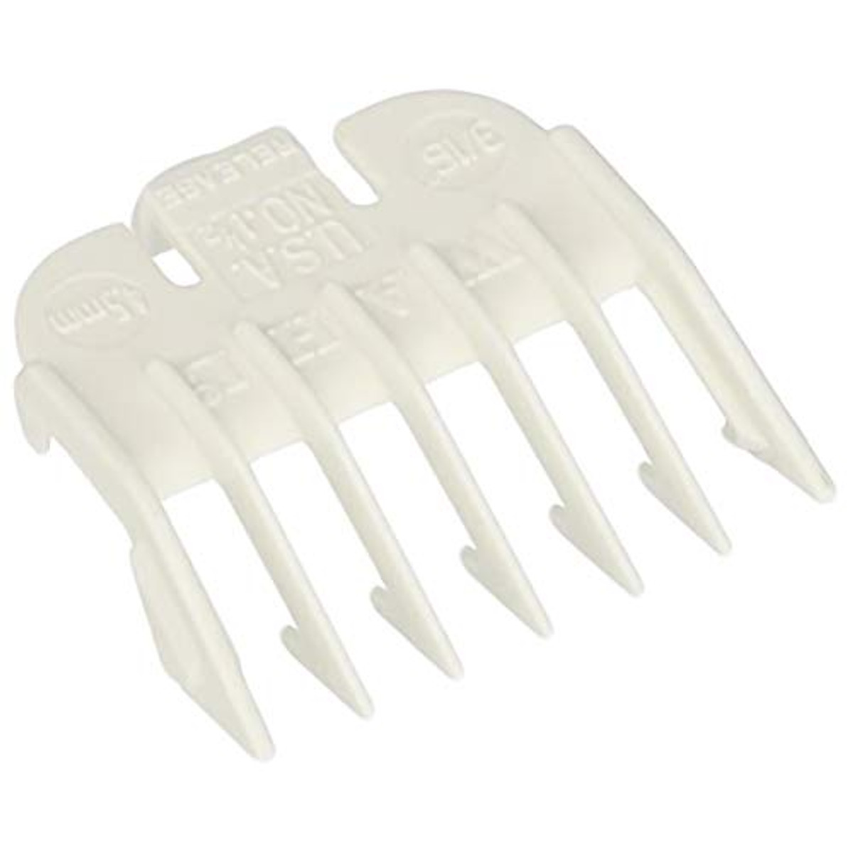 Wahl Professional Color Coded Comb Attachment #3139-101 - White #11/2 - 3/16" (4.5mm) - Great for Professional Stylists and Barbers