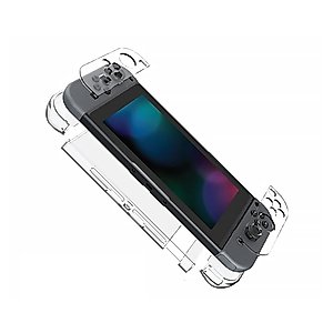 AddValue Crystal Case Compatible with Nintendo Switch HAD Dockable Crystal Case (Polycarbonate, Clear, Transparent, Scratch protection, Dust protection)