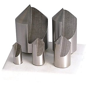 1/4-1" 90 Degree HSS Single Flute Countersink 5 Pc. Set