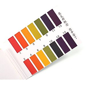 Test Paper, Fydun 1 Set of 80 Full Range 1-14 Test Paper Water Litmus Test Kit