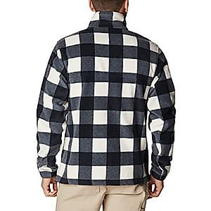 Columbia Men's Steens Mountain Printed Jacket, Chalk Check Print, 4X Big