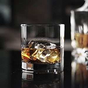 Drinking Glasses Tears Of My Enemies (2) Crystal Stemless Whiskey Glasses,Engraved Wine Glass Shot Glass Unique Party Birthday Gift for Family,Parents,8 OZ