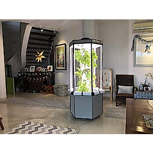 Aerospring Indoor Hydroponic Growing System 2.0 – Grow 27 Lettuce, Vegetable, Herb & Fruiting Plants | Includes Grow Tent, 150W LED Grow Lights, Fan & Wheels for Indoor Gardening