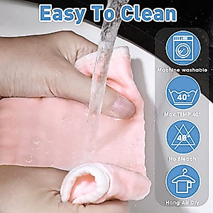 Yahenda 24 Pcs Snap Muslin Baby Drool Bibs Teething Bibs Cloths Adjustable Scarf Bibs 8 Layer Absorbent Cotton Bibs for Newborn Infants Toddlers Boys Girls