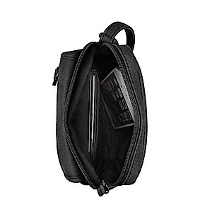 MultiSac womens Mini Everest Crossbody Bag Cross Body, Black (Vintage Nappa), One Size US