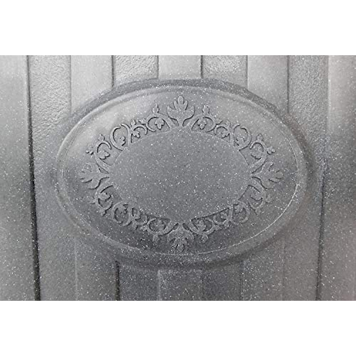 FCMP Outdoor All Weather Outdoor Salt and Sand Storage Bin, Granite Grey