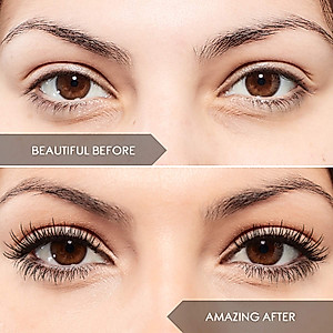 MIRENESSE Secret Weapon Original 24hr Mascara - WINNER BEST MASCARA - Volume, Thickening & Lengthening, Tubing Formula, Easy Water Removal - For Sensitive Eyes - Black (10g / 0.35oz) (Duo)