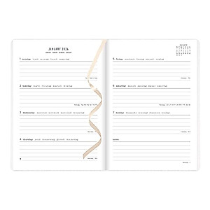 Letts of London Zodiac Weekly/Monthly Planner, 12 Months, January to December, 2024, Sewn Binding, A5 Size, 8.25" x 5.875", Multilingual, Ivory (C082297-24)