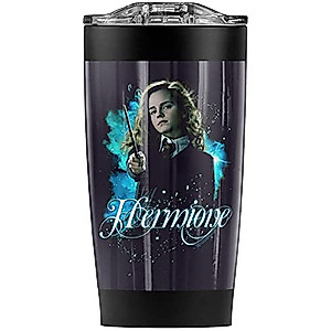 Logovision Harry Potter Hermione Ready Stainless Steel Tumbler 20 oz Coffee Travel Mug/Cup, Vacuum Insulated & Double Wall with Leakproof Sliding Lid | Great for Hot Drinks and Cold Beverages