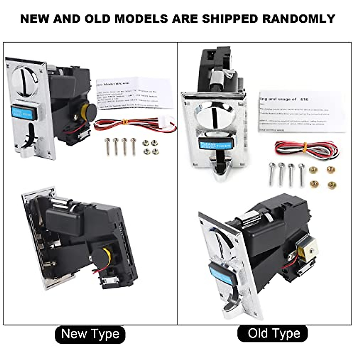 Hilitand Coin Operated Timer Controller Board Multi Coin Acceptor Selector Slot for Arcade Game Mechanism Vending Machine