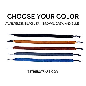 TETHER Leather Eye Wear Retainer/Sunglass Strap/Eye Wear Strap (Tan)