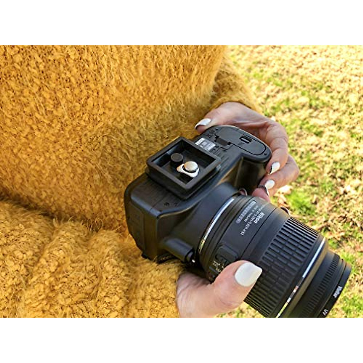 DaVoice 41mm Tripod Quick Release Plate Camera Mounting Parts Replacement for Ambico V-0552 V-0554, Sunpak 7500 Pro 7500tm 7575, Kalimar Pro-Tech V-40, Samsonite 1100 2601 Quantaray Tripod Mount 1 5/8